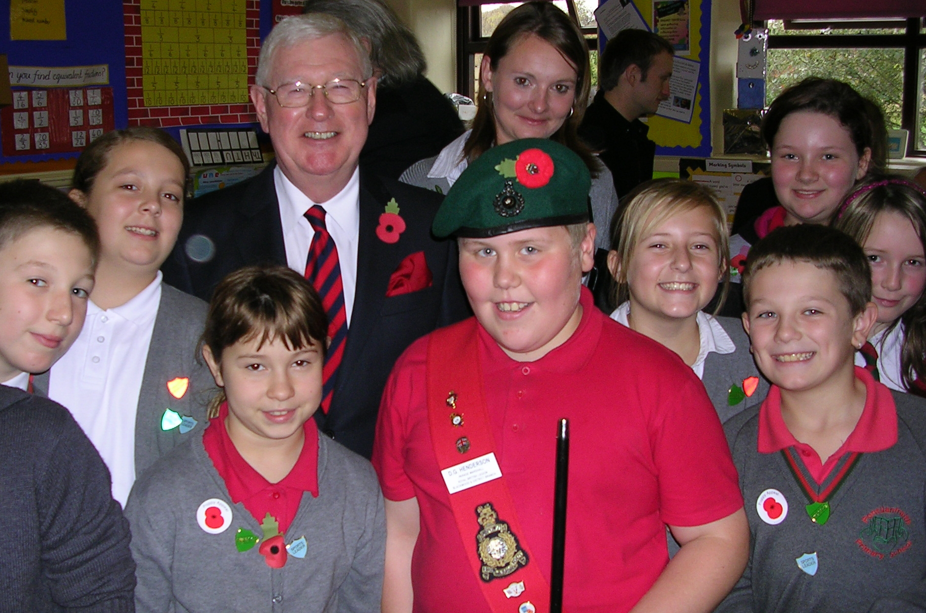 Pontllanfraith pupils hold Remembrance assembly