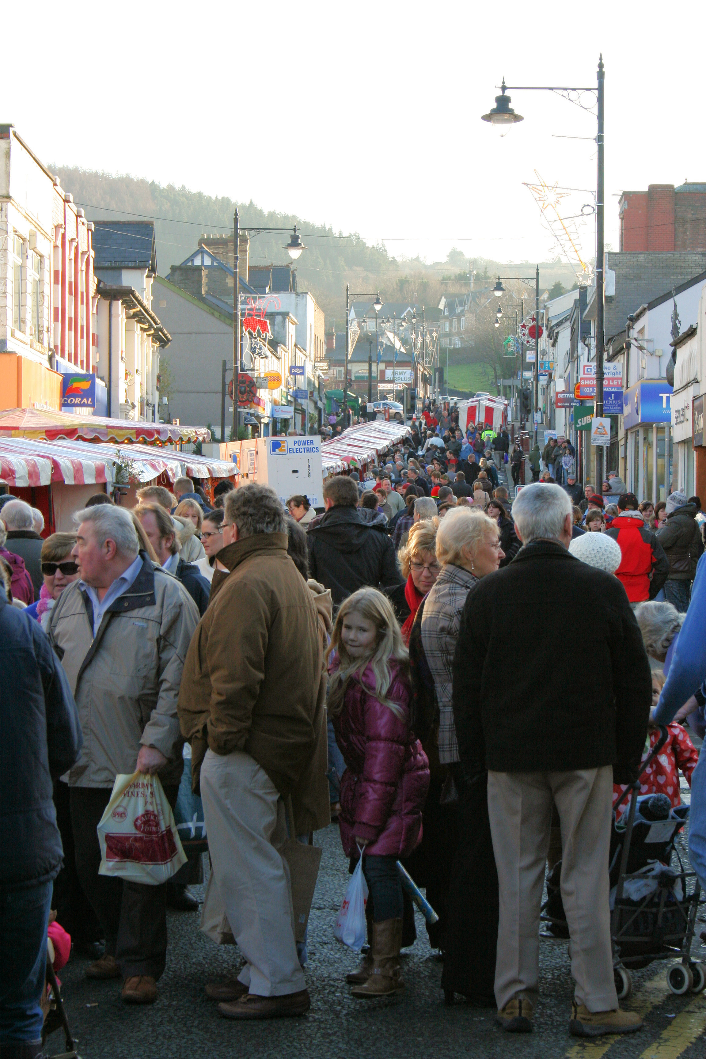 Caerphilly's Medieval Christmas a hit with traders and public