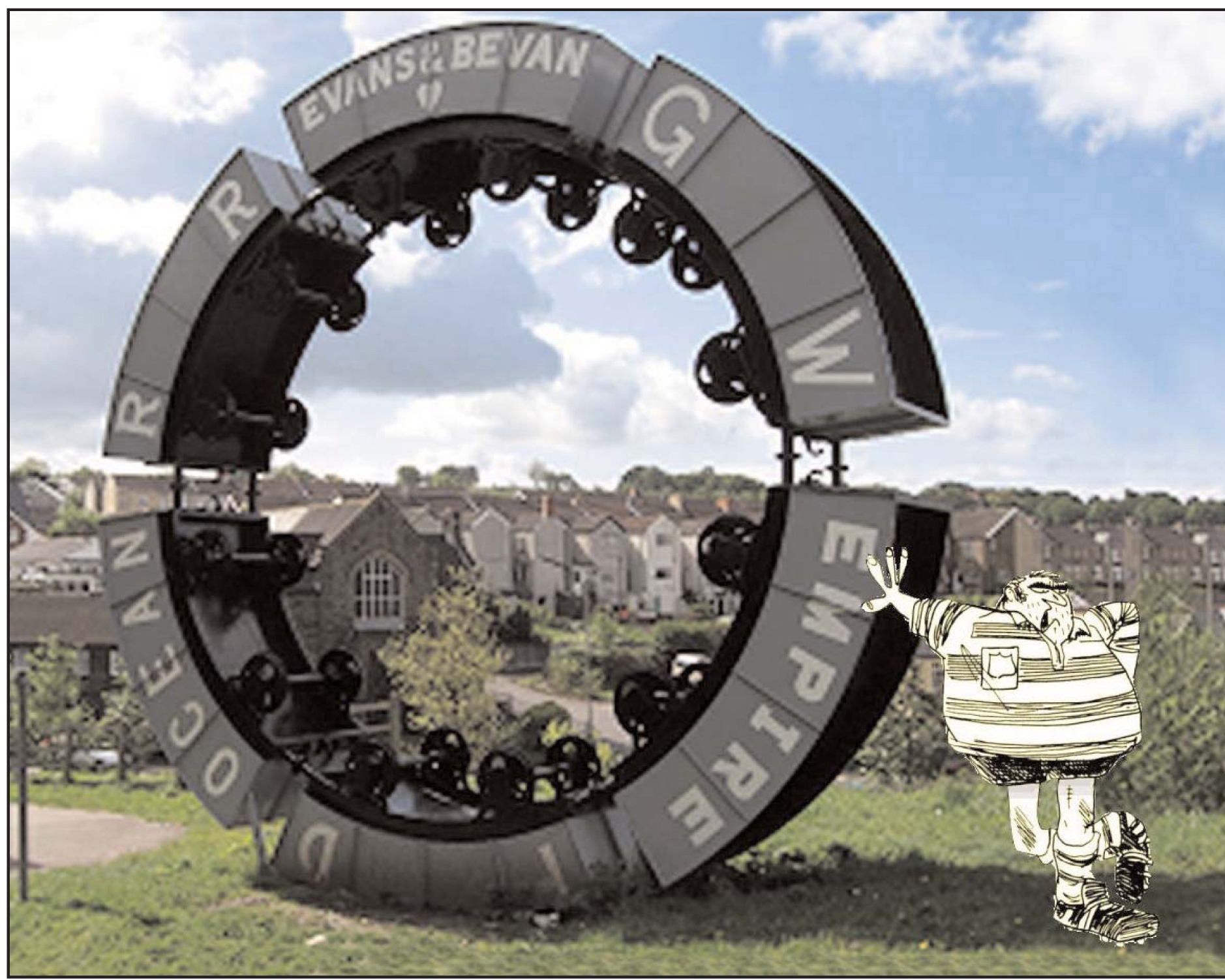 Hengoed walk to commemorate cartoon legend Gren