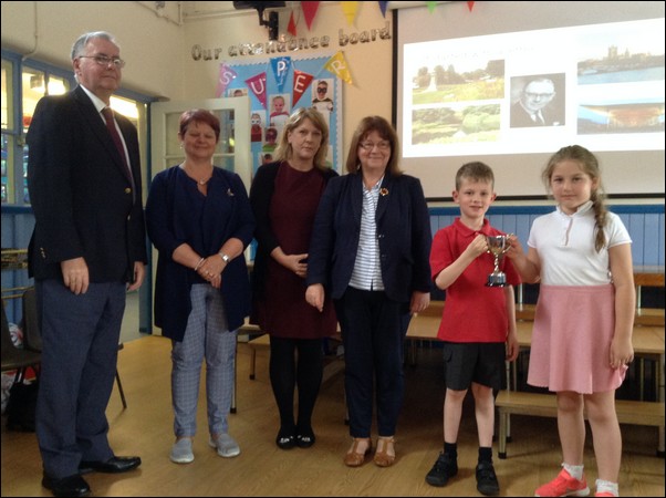 Pontllanfraith pupils receive inaugural presentation of Sir Harold ...
