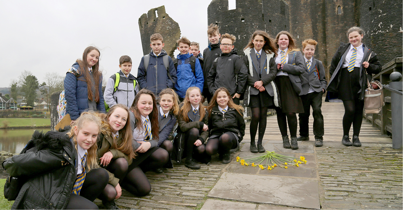 St Cenydd students launch Caerphilly Chronicles book