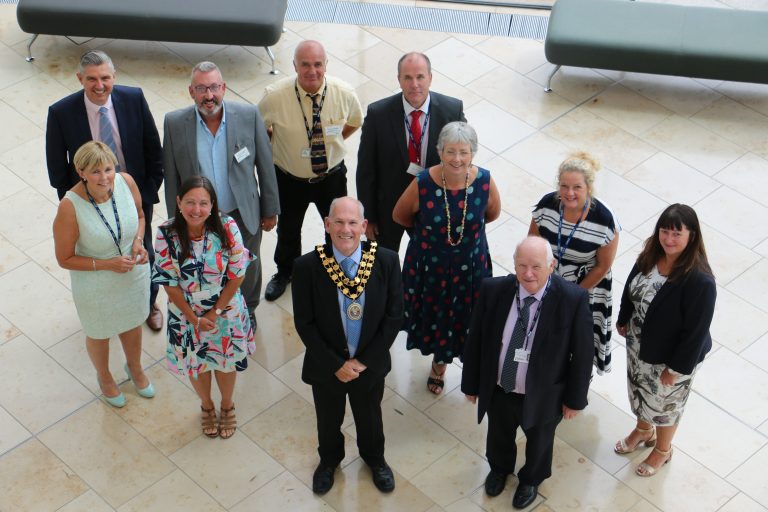Caerphilly’s retiring headteachers celebrated in service
