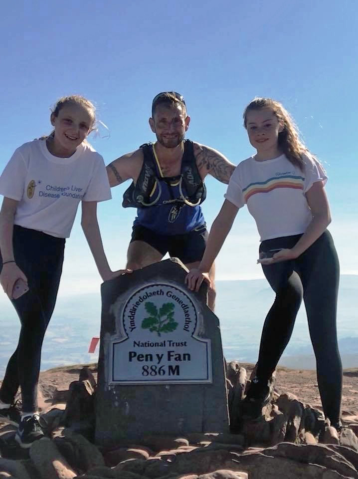 Bargoed girl completes charity walk in aid of liver disease charity