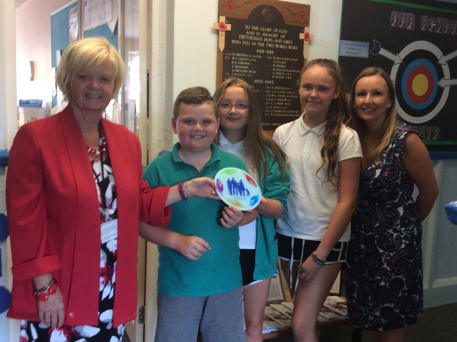 Trethomas school awarded Investors in Families quality mark