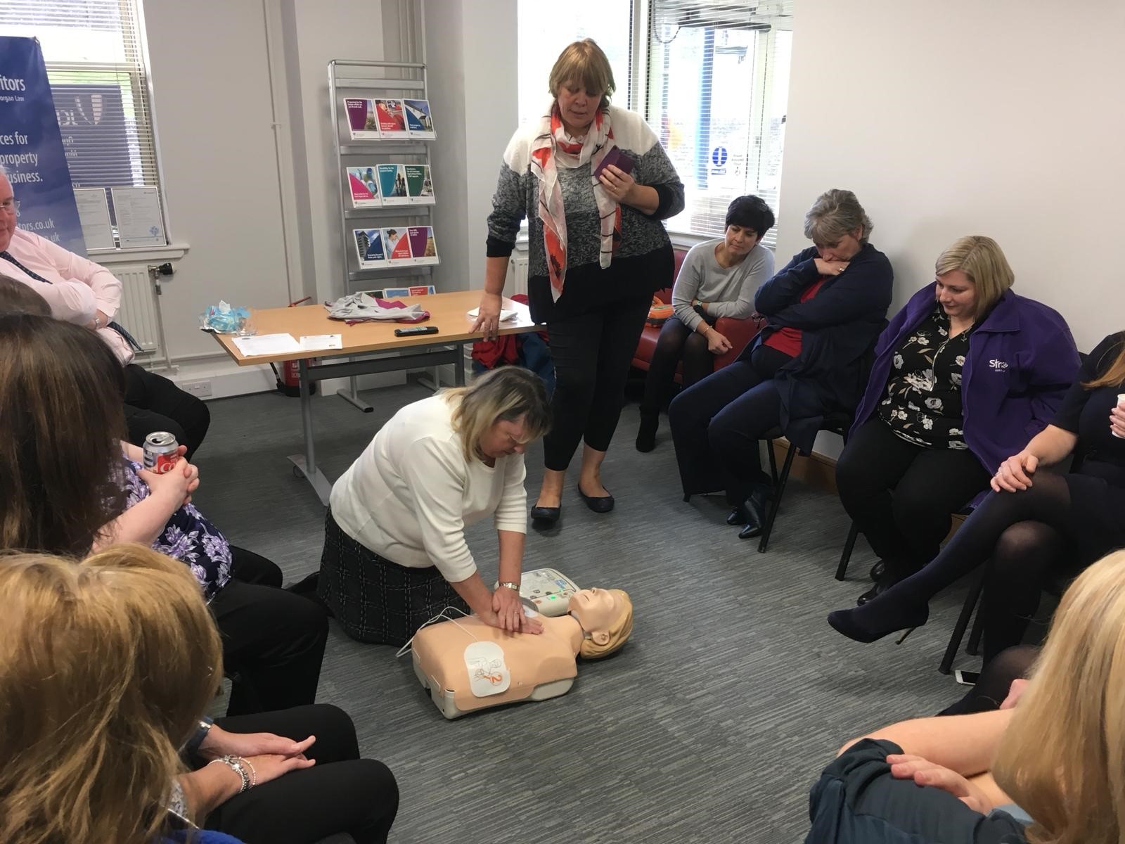 Solicitors get defibrillator training as life-saving equipment ...