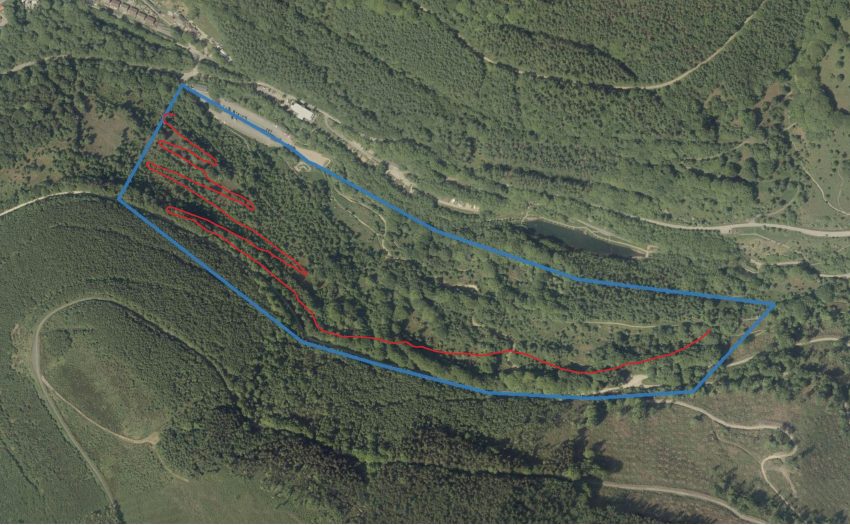 Plans revealed for new cycling trail at Cwmcarn Forest