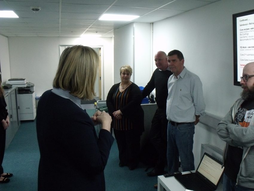 Government secretaries Amber Rudd and Alun Cairns visit Peter's Pies ...