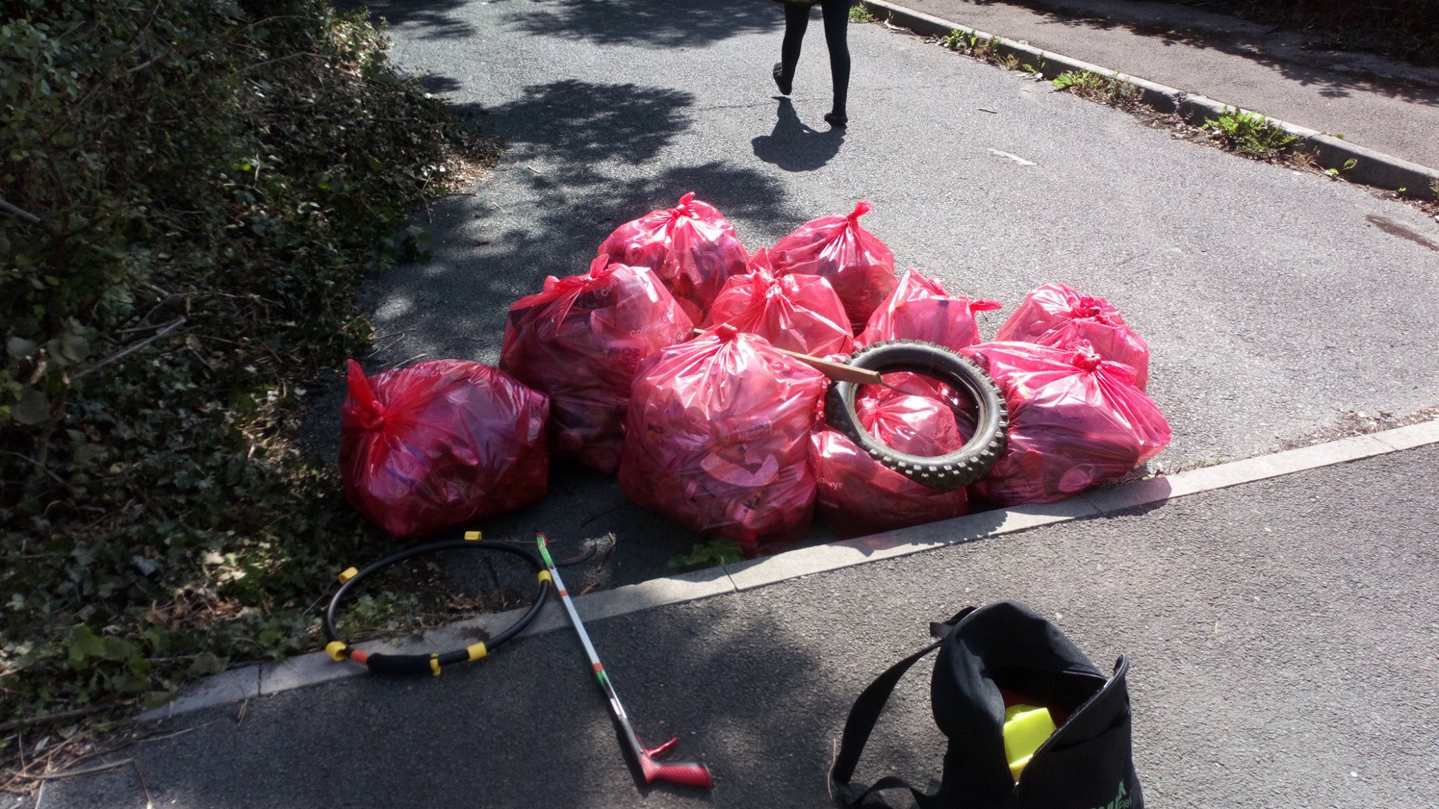 Volunteers collect almost 450 bags of litter