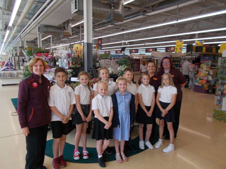 Pontllanfraith supermarket helps give schools a 'makeover'