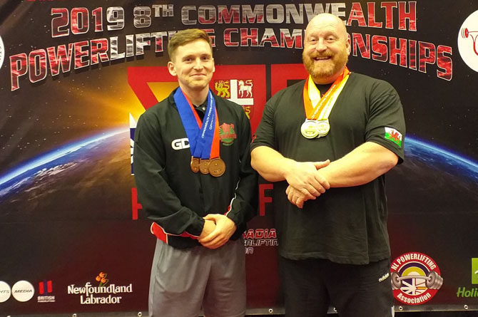 Father and son win medals at Commonwealth Powerlifting Championships
