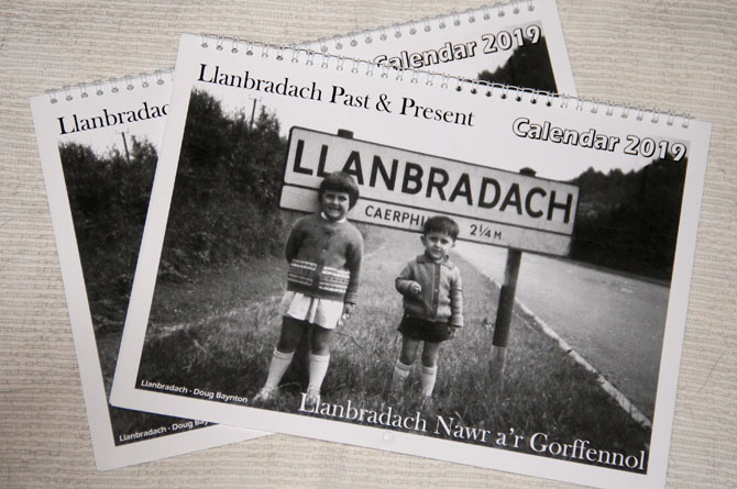 Llanbradach community calendars raise more than £700
