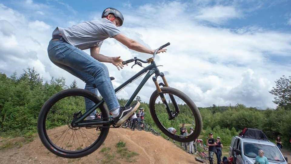 New pump track opens at Caerphilly's Van Road Trails
