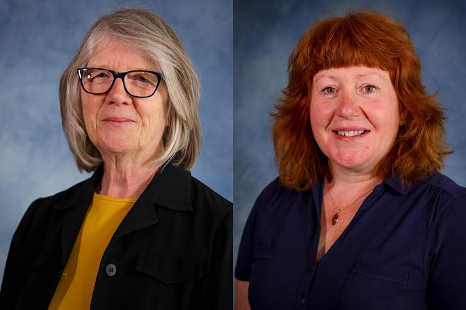 "Business as usual" for Ynysddu's new councillors Jan Jones and Janine Reed