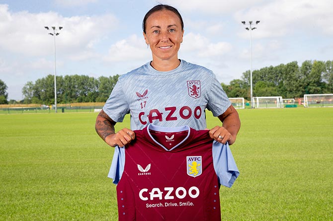 Natasha Harding: Wales footballer, from Hengoed, joins Aston Villa