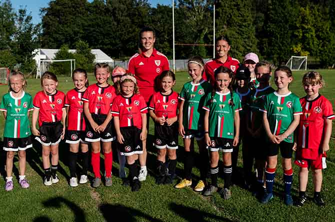Caerphilly Dragons Girls Football Club's incredible three-year rise