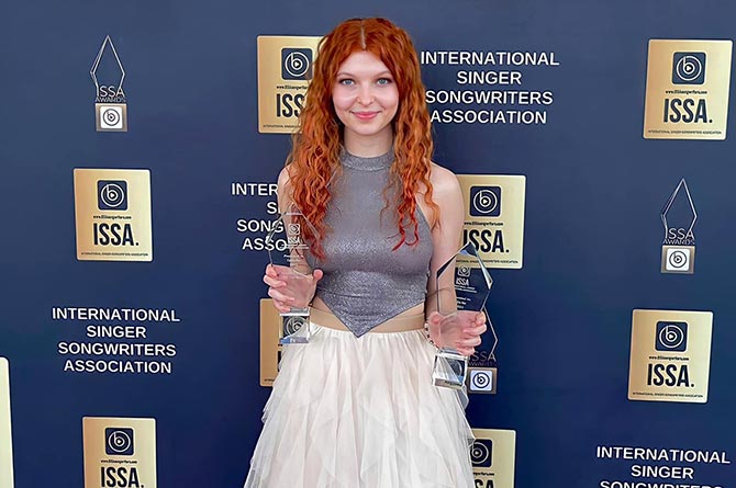 Caitlin Mae wins at International Singer Songwriter Association Awards