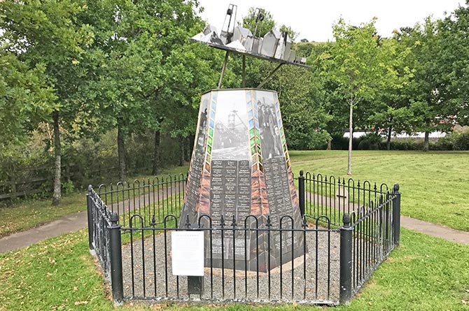 Abertridwr: New Windsor Colliery memorial officially unveiled