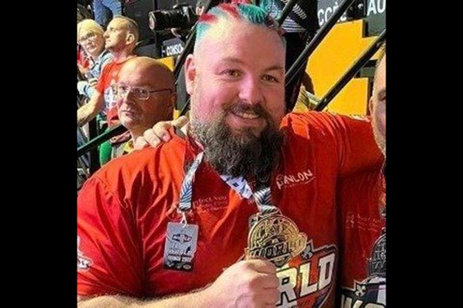 Abercarn's Dean Bolt becomes world champion arm wrestler