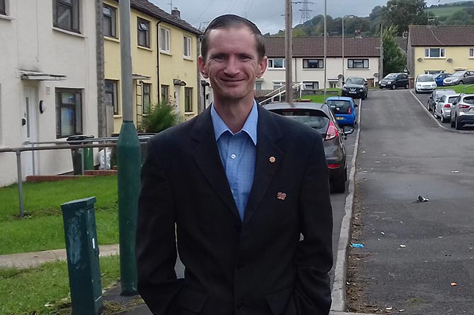 Former Bedwas councillor Daniel Llewellyn dies aged 36