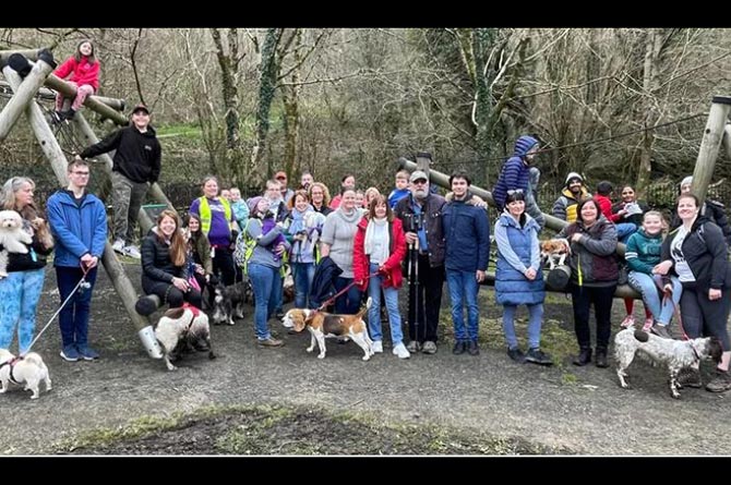 Risca Comprehensive School fundraising walk for autism