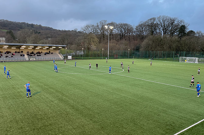 Trethomas Bluebirds 1-1 Risca United