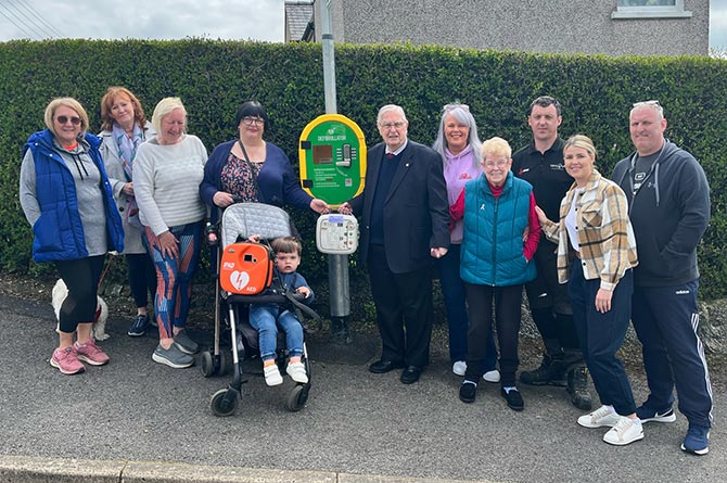Defibrillator fitted in Aberbargoed thanks to Jack's Appeal