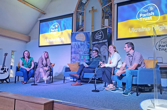 The Parish Trust's Ukraine Night, in Trethomas, hailed a success