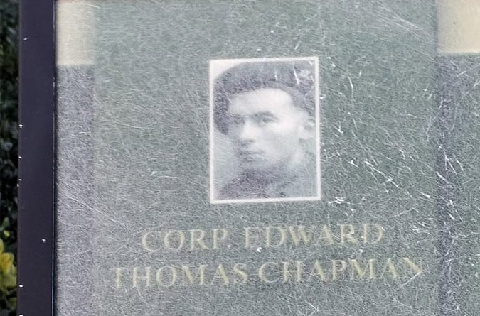 Pontlottyn: Edward Chapman, one of Caerphilly's bravest heroes