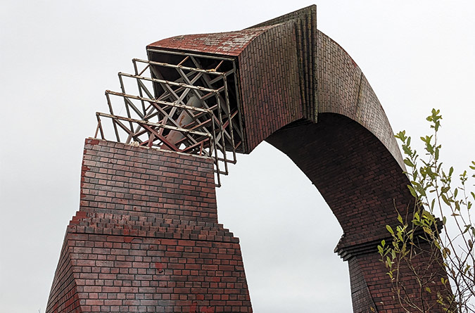 Rhymney: Still no repair timeline for damaged Twisted Chimney
