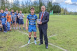Bargoed rugby club lift WRU National Championship East trophy