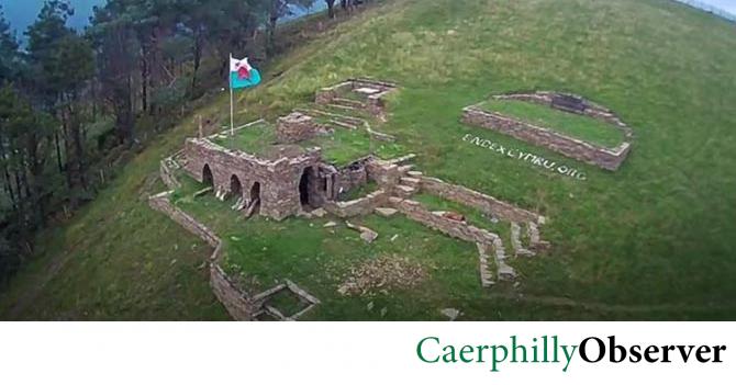 Afghanistan veteran Mike Allen builds castle on Mynyddislwyn