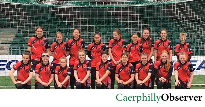 Cup success for Caerphilly and District Girls football side