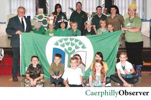 Half of Caerphilly County Borough Schools awarded Green Flag
