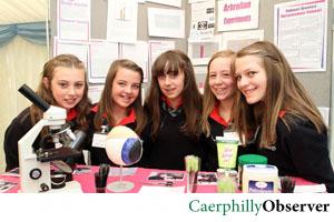 Ysgol Gyfun Cwm Rhymni pupils impress with make-up science