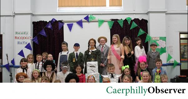 Tyn y Wern Primary School pupils travel through time with history project.