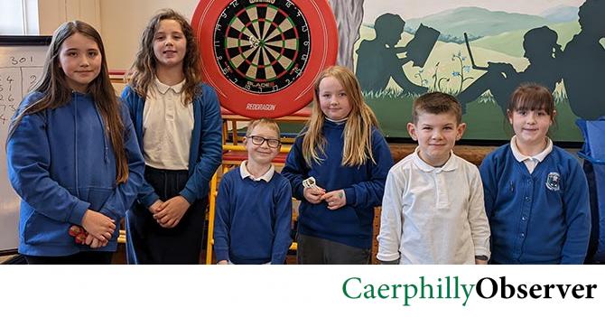 Markham Primary pupils improving maths skills through darts