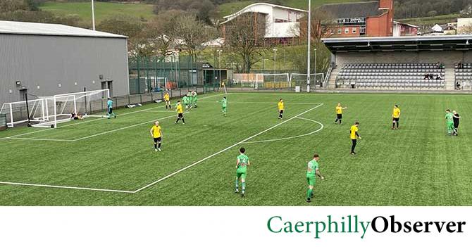 Chaos: Four red cards, a fight and a car crash in Caerphilly Athletics ...