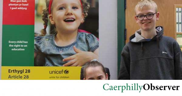 Unicef award for Trinity Fields School in Ystrad Mynach