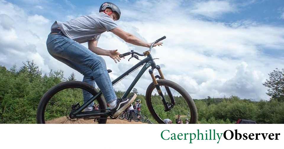 New pump track opens at Caerphilly's Van Road Trails