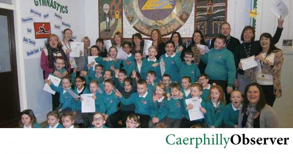 Tyn-y-Wern Primary School celebrates "glowing" Estyn report