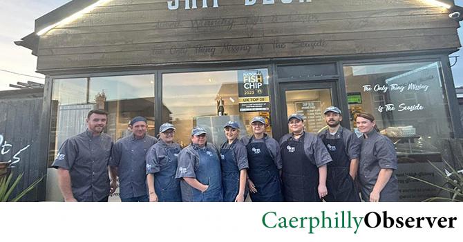 Trethomas chippy Ship Deck in top ten at Fish and Chip Awards