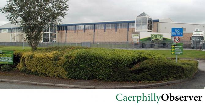 Staff at Peter's Pies factory in Bedwas being tested for Covid-19