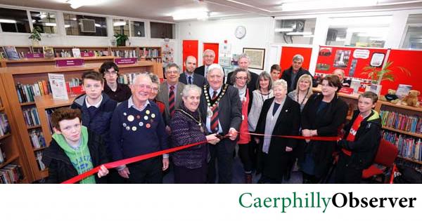 Bedwas Library reopens with councillor’s book launch