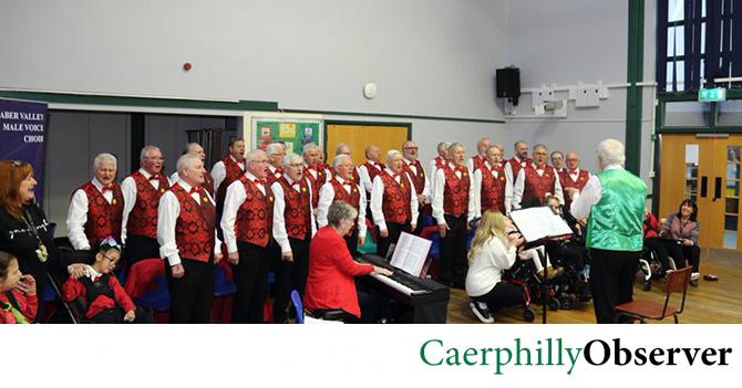 Aber Valley Male Voice Choir helping ALN youngsters make music