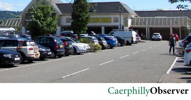 Caerphilly: Two men punched and forced to withdraw money