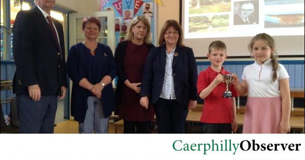 Pontllanfraith pupils receive inaugural presentation of Sir Harold ...
