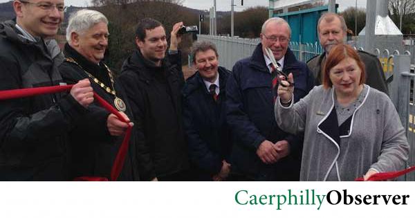 Energlyn and Churchill Park train station receives official opening
