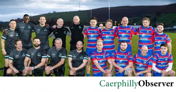 Rugby legends Gareth Thomas and Martyn Williams take on Caerphilly firm ...