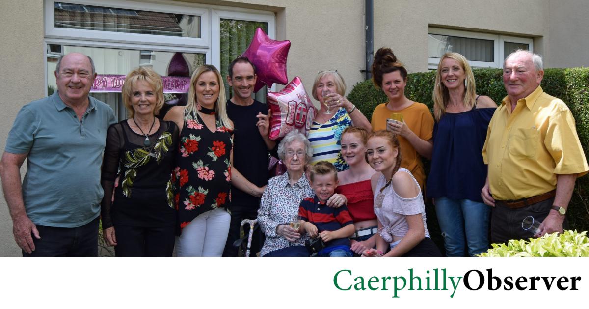 Celebrations as Trethomas grandmother turns 100